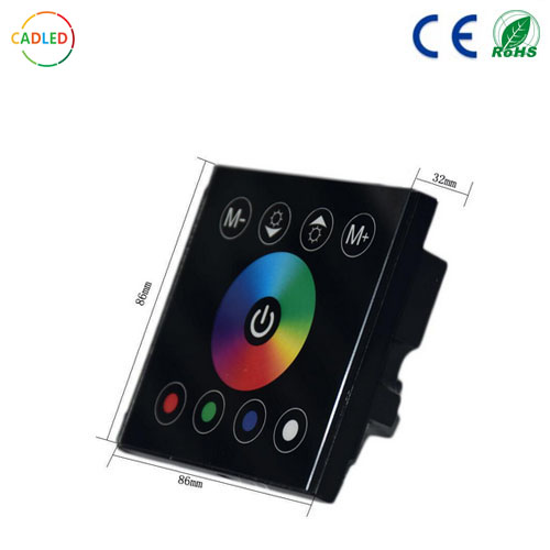 DC12-24V Wall Recessed Touchable Led Touch Panel Dimmer,Controller and ...
